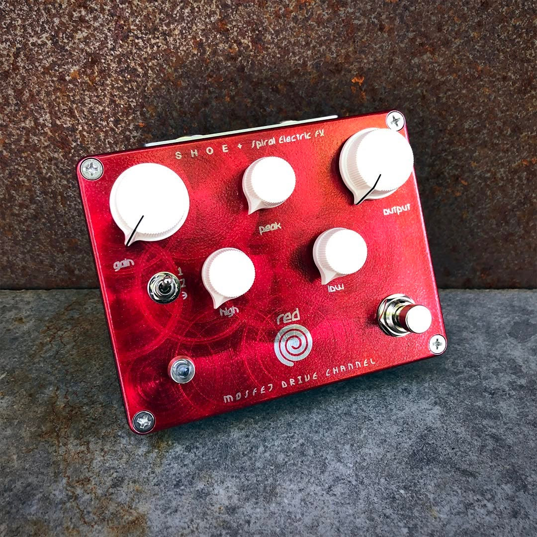 Engine Turned Red – Spiral Electric FX