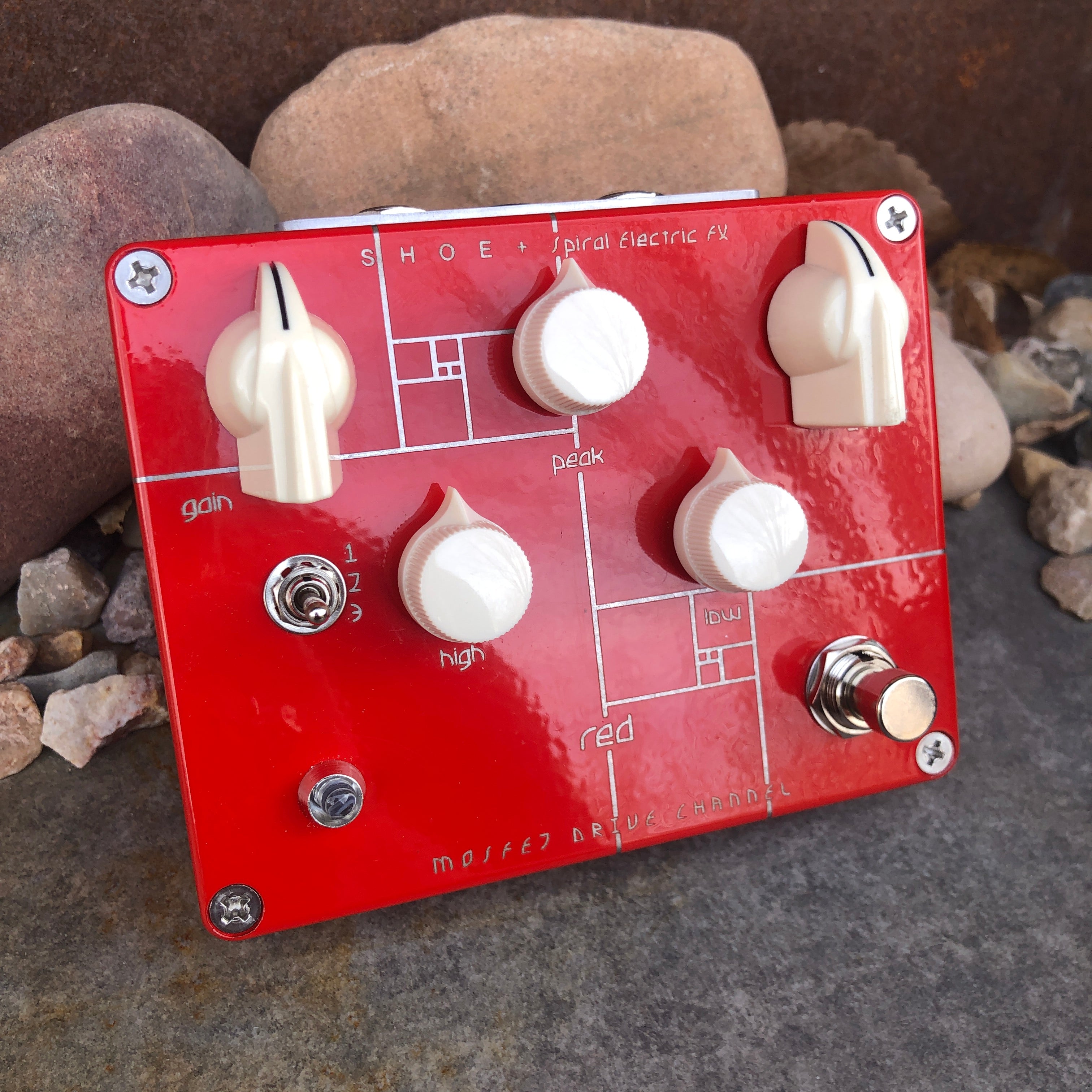 Red Spiral Drive Channel – Spiral Electric FX